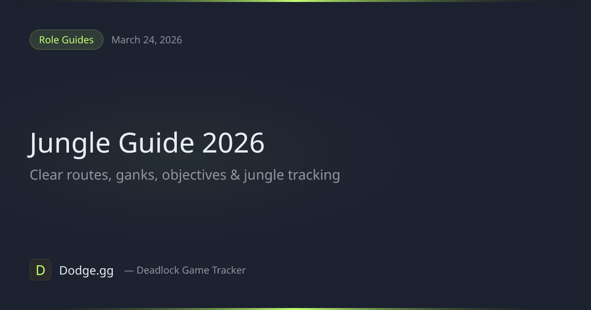 Jungle Guide for League of Legends (2026) — Clear Routes, Gank Timing ...